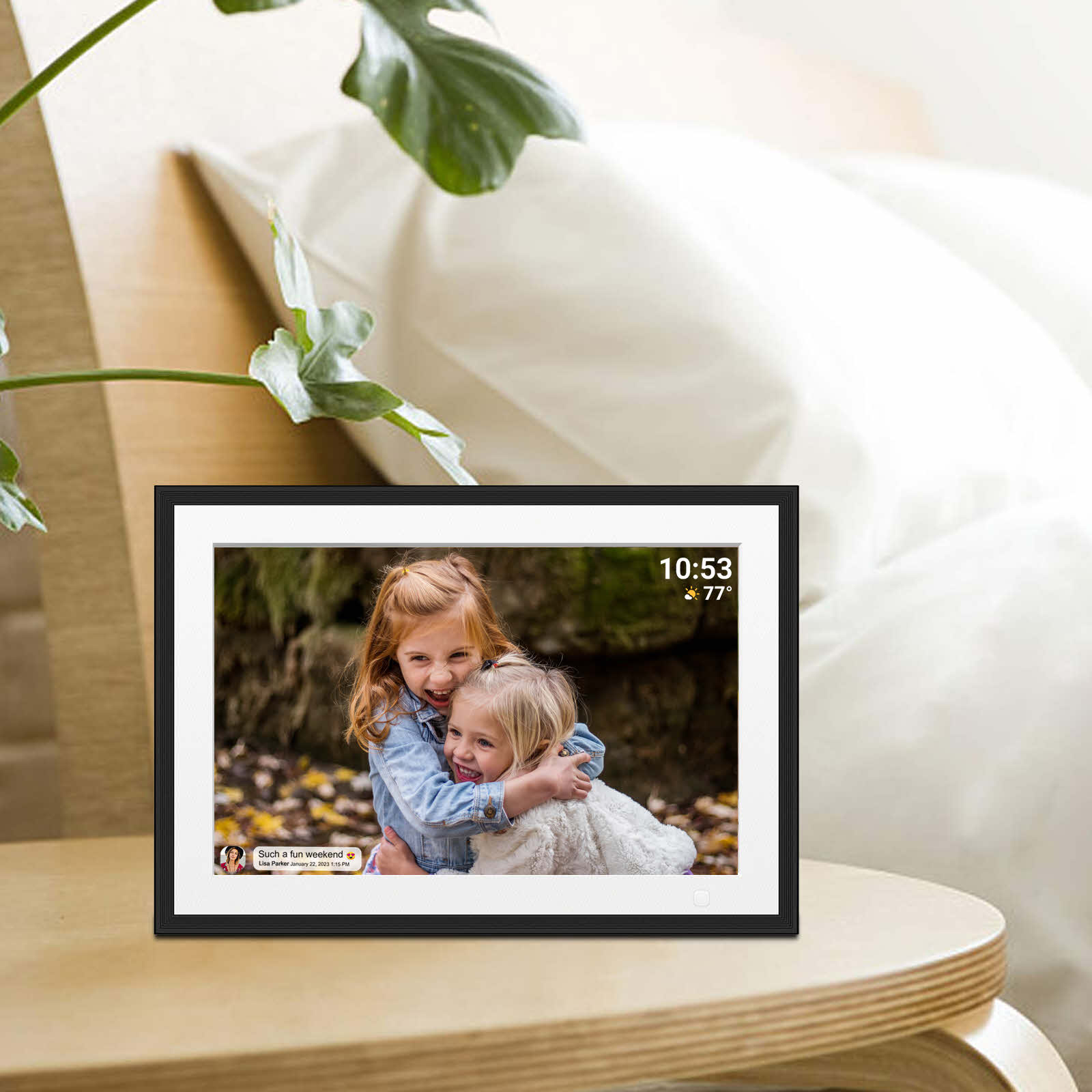 Frameo digitale fotolijst met App en WiFi