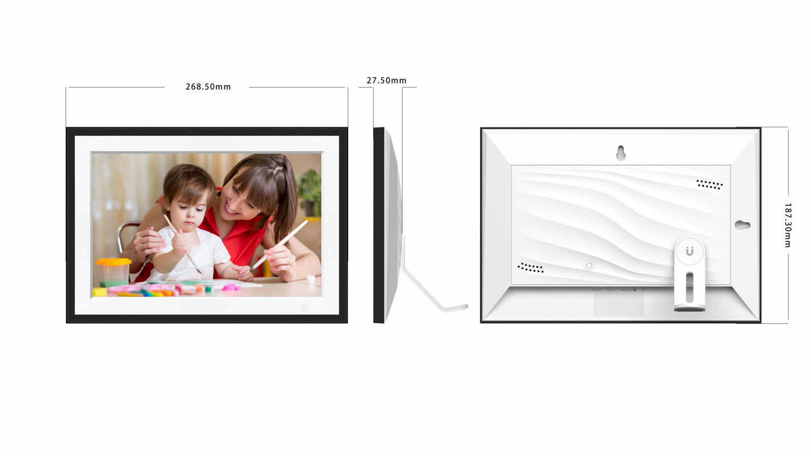 Frameo digitale fotolijst met App en WiFi