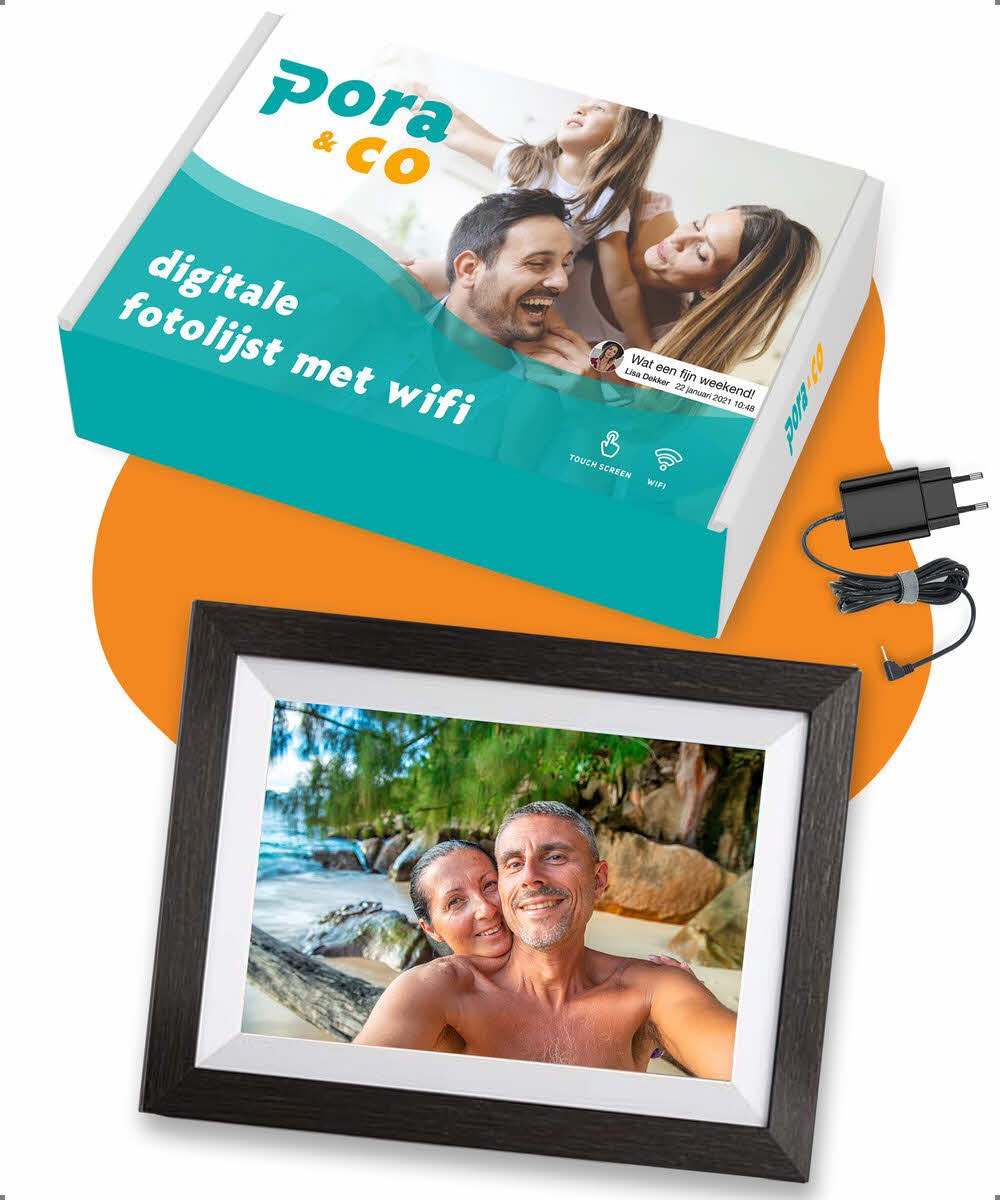 Frameo digitale fotolijst met App en WiFi